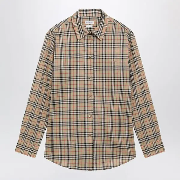 Burberry Cotton Check Pattern Shirt