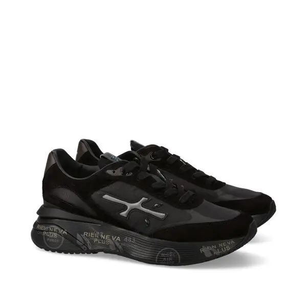 Premiata Low-top Lace-up Sneakers - Nero