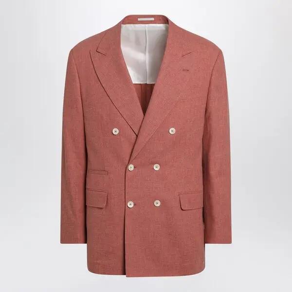 Brunello Cucinelli Double-breasted Wool-blend Jacket