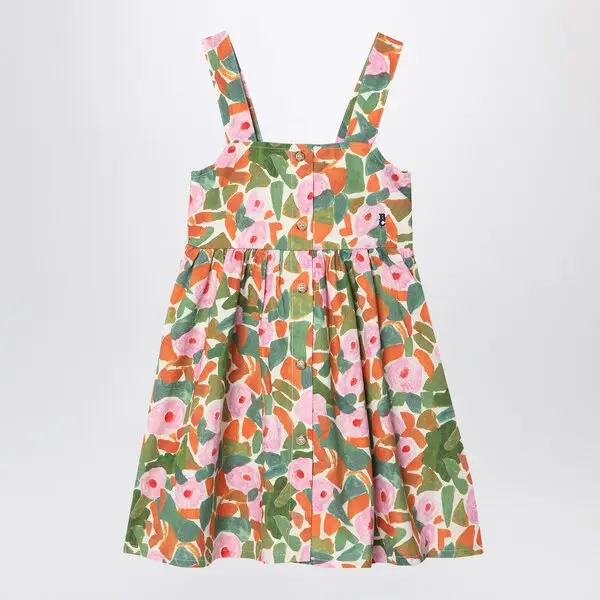 BOBO CHOSES Floral Print Mini Dress With Multicolored Pattern