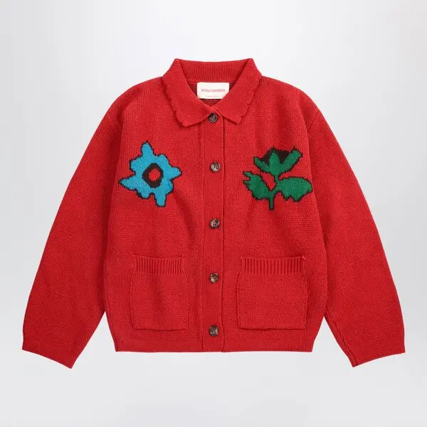 BOBO CHOSES Wool-blend Mini Cardigan For