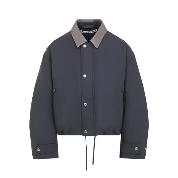 Acne Studios Organic Cotton Bomber Jacket - Grey