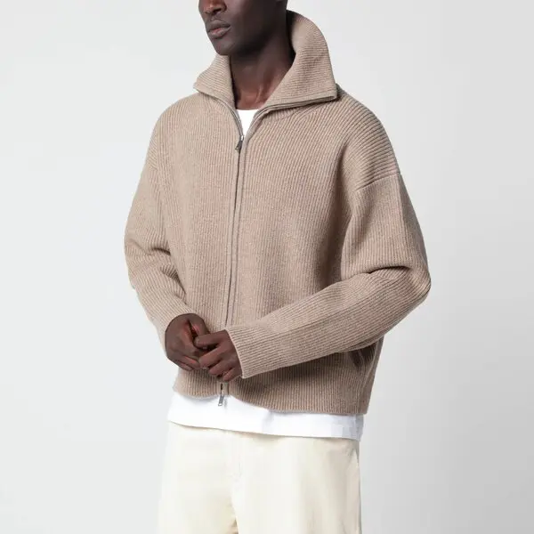 Studio Nicholson Wool Zip-up Cardigan