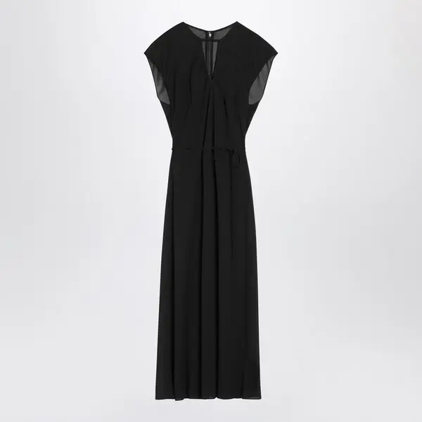 Calvin Klein Belted Midi Dress - Black