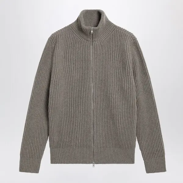 MAISON MARGIELA Mini Mélange Wool Cardigan - Beige