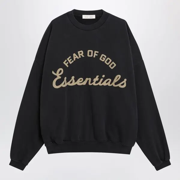 Fear Of God Training 90s-inspired Cotton Fleece Sweatshirt - Black