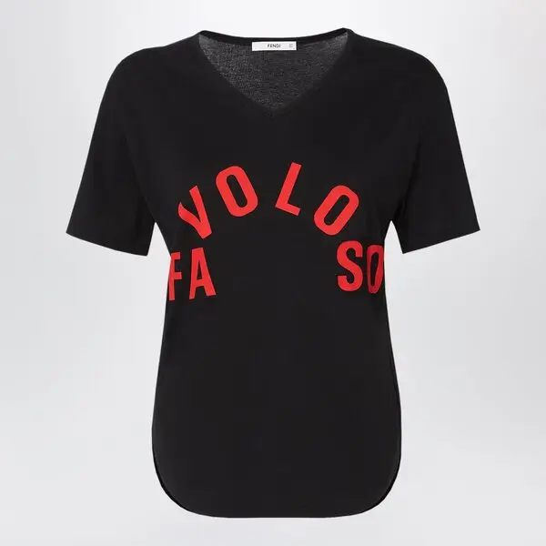 Fendi Feminine Cotton Jersey T-shirt