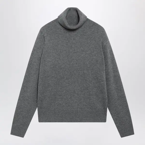 THE FRANKIE SHOP Padded Merino Wool Turtleneck Sweater