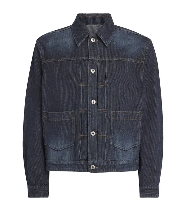 COOR Ribbed Denim Trucker Jacket