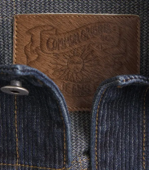 COOR Ribbed Denim Trucker Jacket