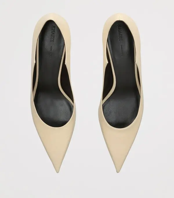 Khaite Leather Valerie Pumps 55