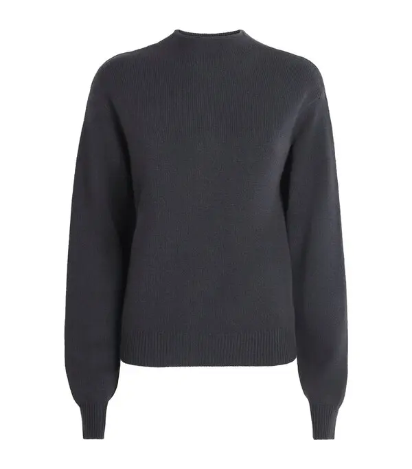 LEMAIRE Cashmere Reversible Sweater - Grey