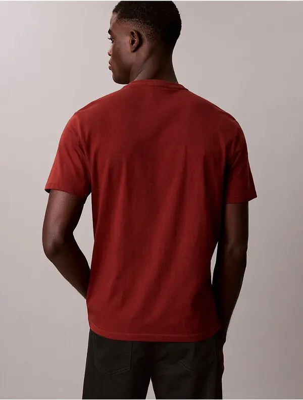 Calvin Klein Nyc Logo Graphic Tee - Fired Brick