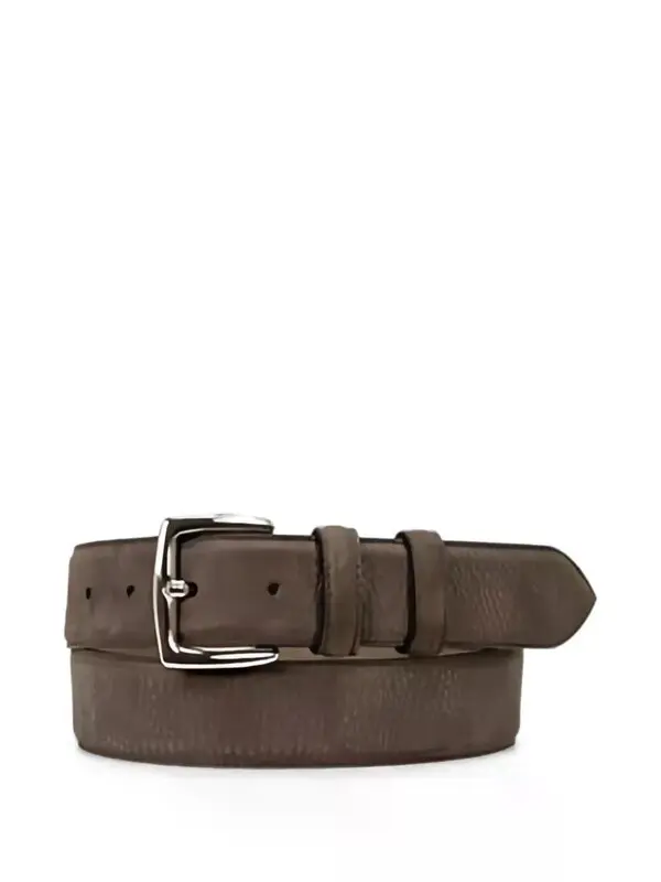 BOSS Grainy-leather Belt - Brown