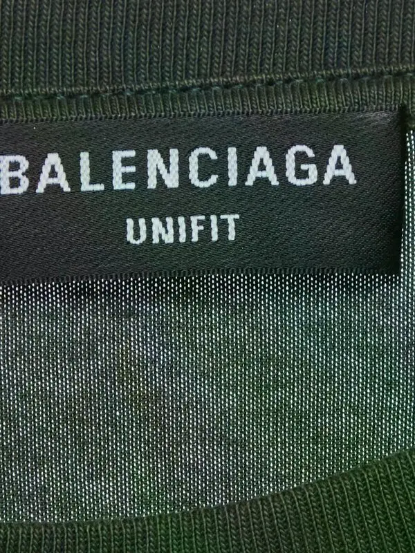 Balenciaga 2021 Unfit Distressed T-shirt - Green