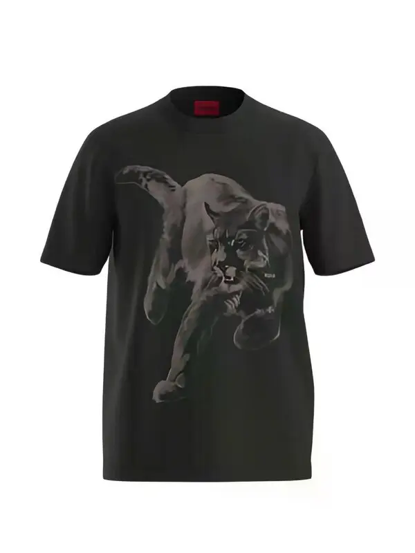 Hugo Cotton-jersey T-shirt With Graphic Print