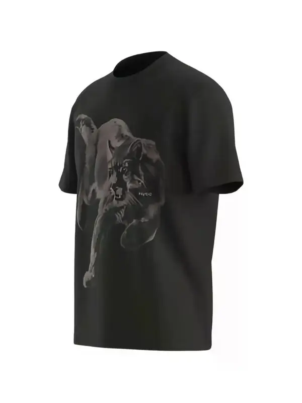 Hugo Cotton-jersey T-shirt With Graphic Print