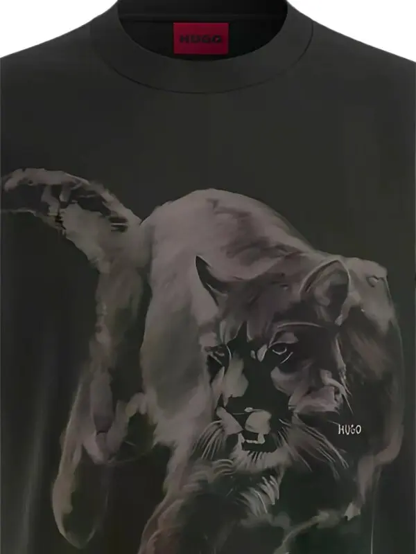 Hugo Cotton-jersey T-shirt With Graphic Print