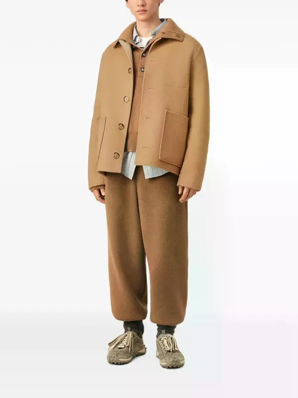 AMI Paris Button-down Wool And Cashmere Jacket