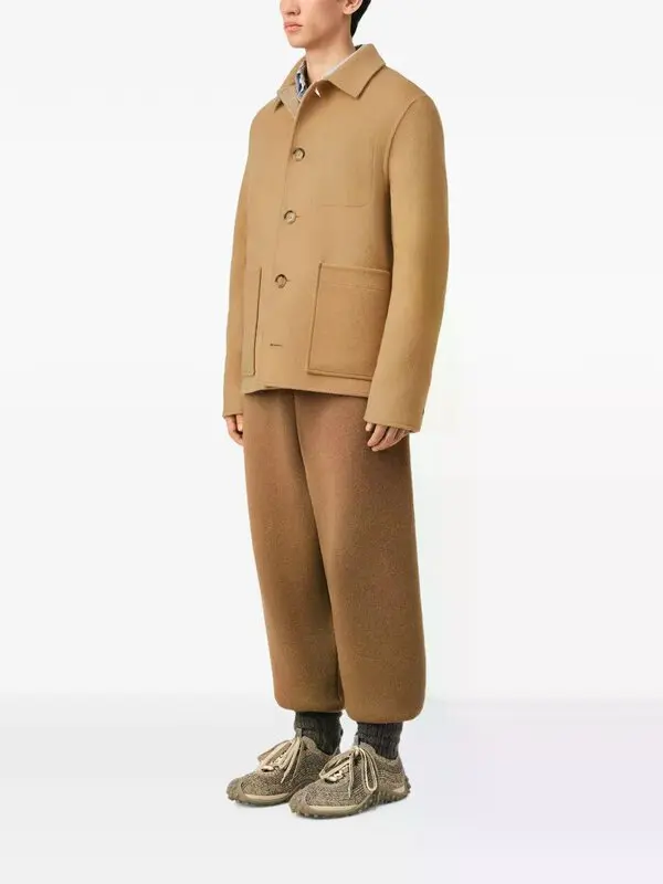 AMI Paris Button-down Wool And Cashmere Jacket