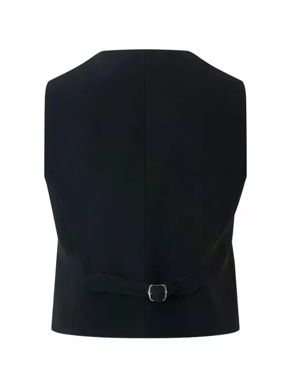 Ermanno Scervino Satin-lapel Button-up Waistcoat
