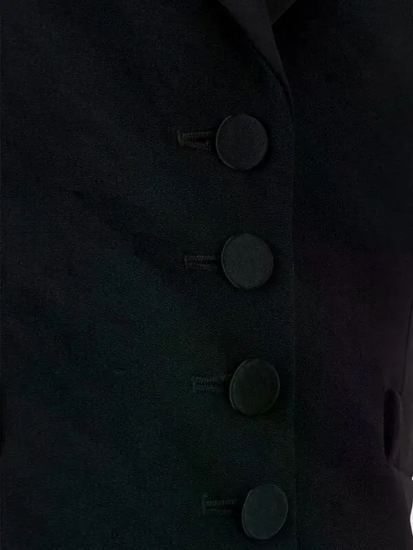 Ermanno Scervino Satin-lapel Button-up Waistcoat