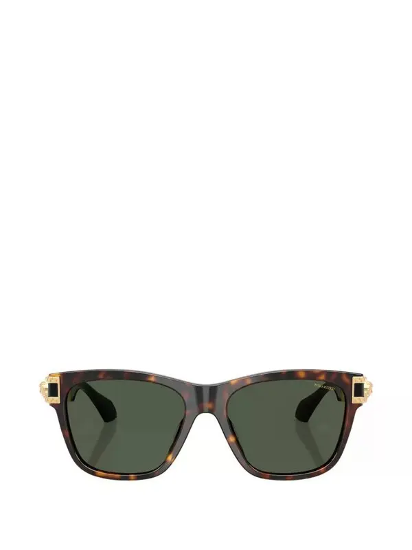 Versace Medusa-plaque Sunglasses - Brown