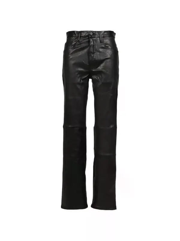 ALEXANDER DIGENOVA Five-pocket Leather Trousers
