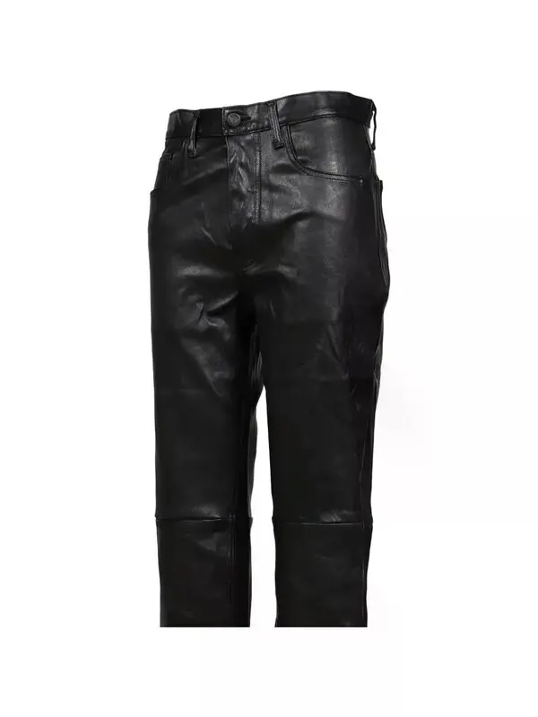 ALEXANDER DIGENOVA Five-pocket Leather Trousers