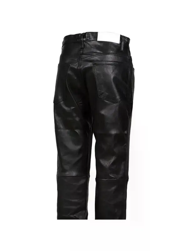 ALEXANDER DIGENOVA Five-pocket Leather Trousers
