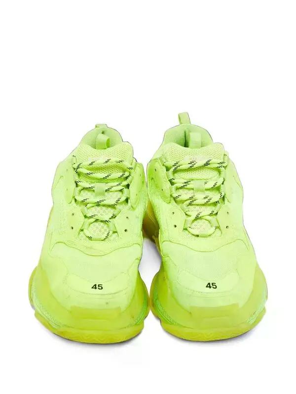 Balenciaga Triple S Lace-up Sneakers - Green