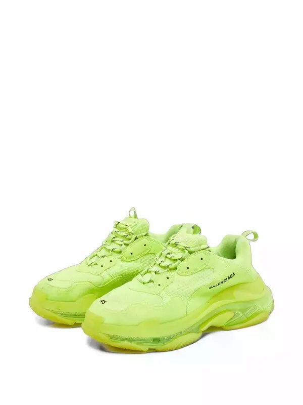 Balenciaga Triple S Lace-up Sneakers - Green