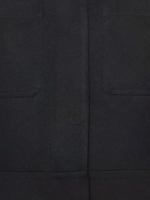 Celine Paneled Shirt Midi Dress