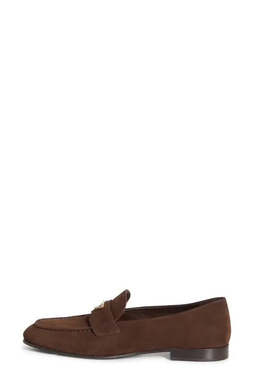 Prada Logo Suede Loafer