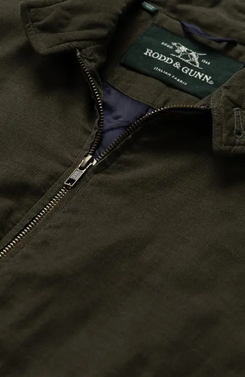 Rodd & Gunn Timber Bay Cotton Corduroy Bomber Jacket