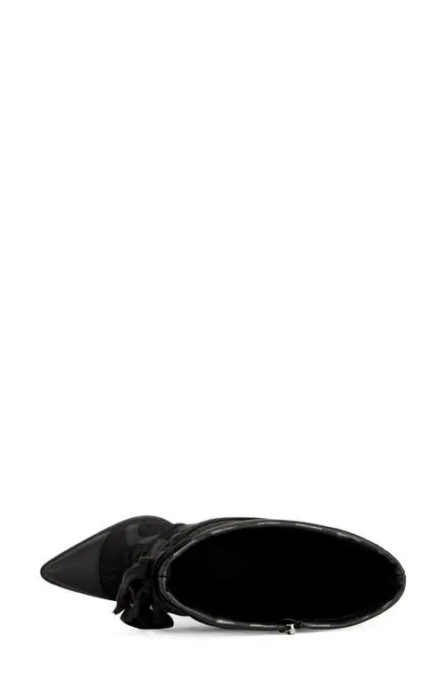 AZALEA WANG Zayd Lace-up Tall Boot