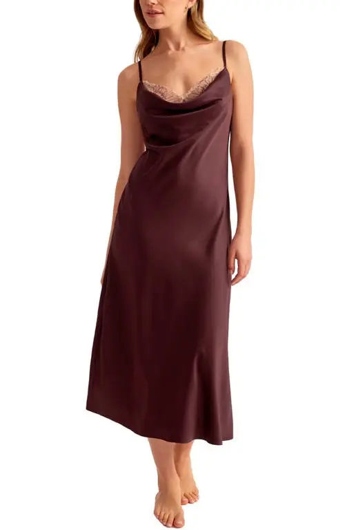 Rya Collection Mirage Cowl Neck Gown
