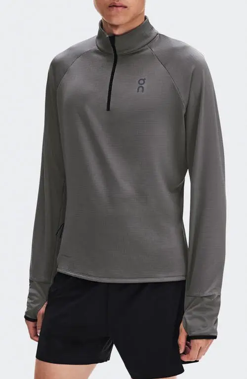 On Climate Shirt 2 Performance Quarter Zip Pullover