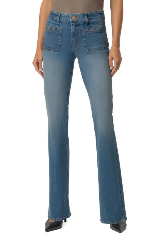 Kut From The Kloth Natalie Patch Pocket Mid Rise Bootcut Jeans