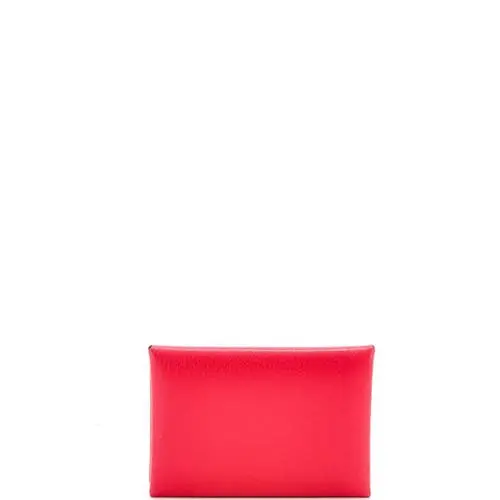 Hermès Calvi Duo Card Holder Chevre Chamkila