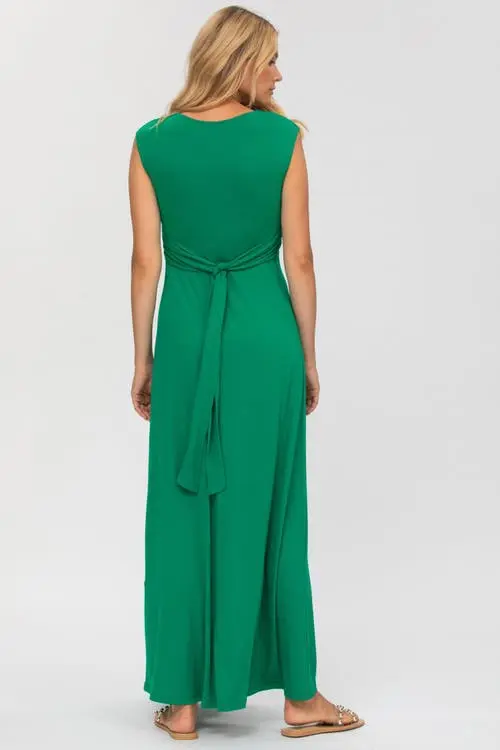 PIETRO BRUNELLI Papaver Maternity And Nursing Maxi Dress - Emerald