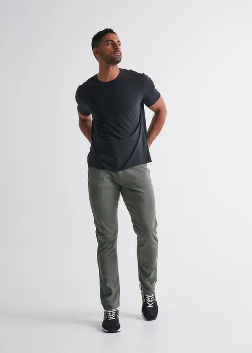 DUER No Sweat Slim Straight - Black