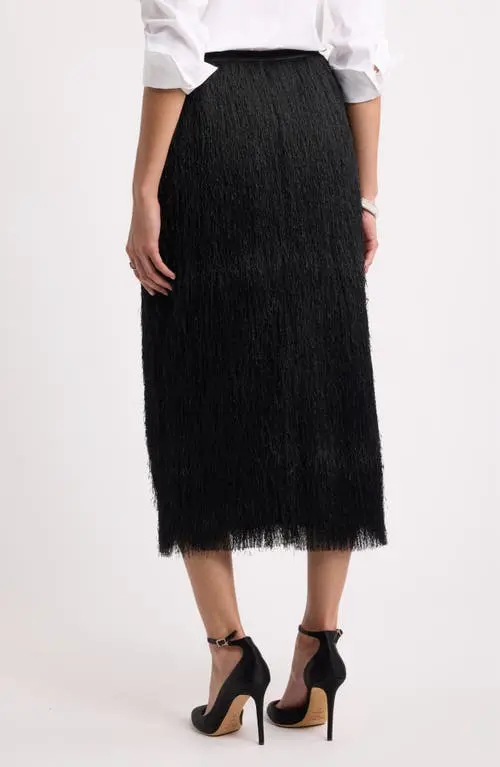 Nordstrom Fringe Column Midi Skirt