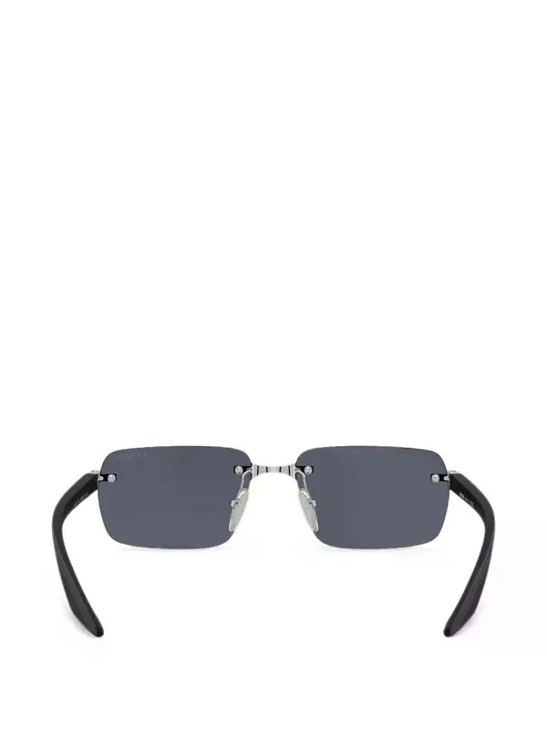 Prada Rimless Rectangle-frame Sunglasses
