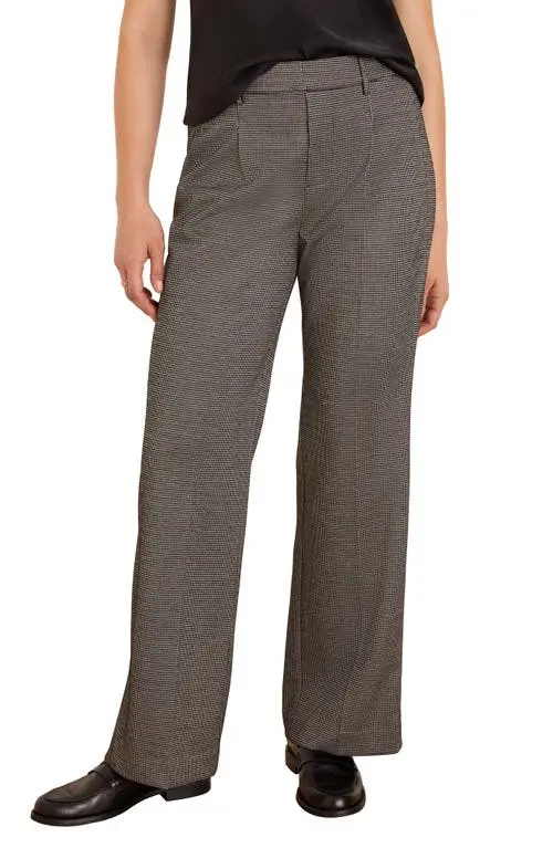 NIC+ZOE Tremont Wide Leg Tweed Pants - Black Multi