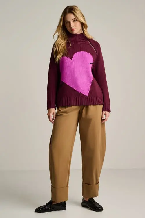 Lisa Todd Take Aim Heart Sweater