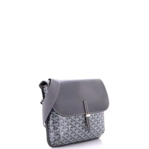 Goyard Coursier Messenger Bag Coated Canvas And Leather