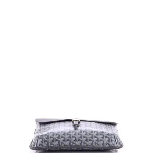 Goyard Coursier Messenger Bag Coated Canvas And Leather