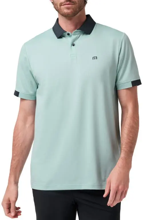 Travis Mathew Final Drive Performance Polo - Heather Ether