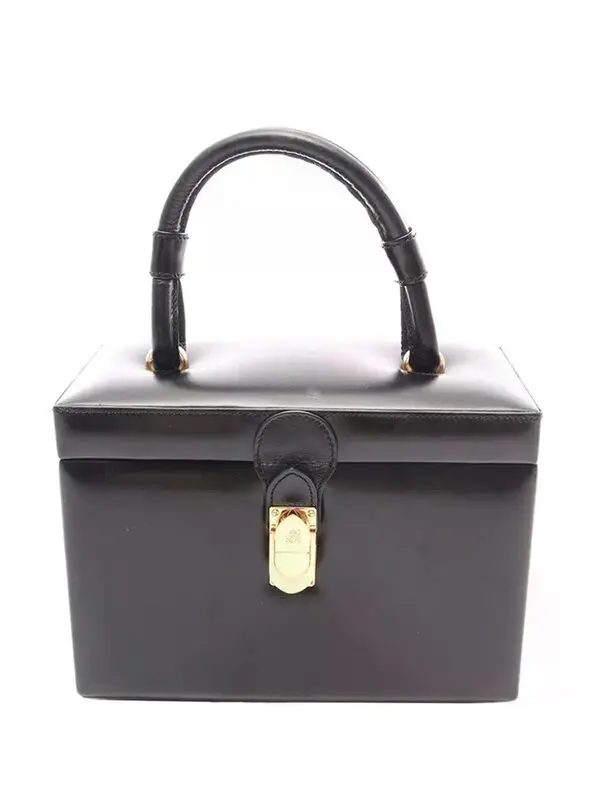Loewe 1970-1980 Leather Anagram Vanity Bag